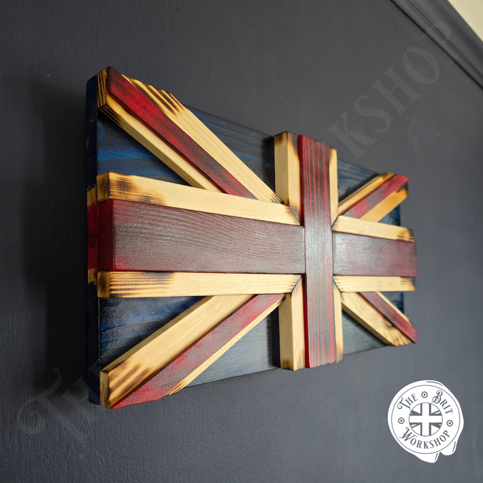 Small 3D British Flag Wall Art | The Brit Workshop