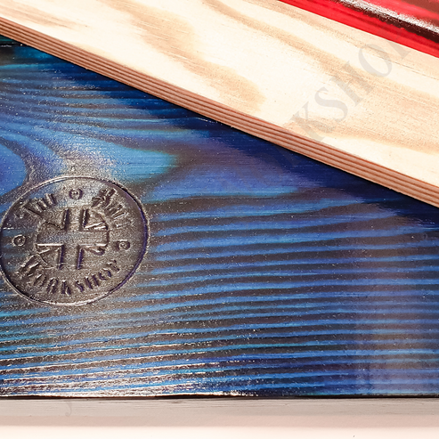 Rustic Wooden 3D British flag – The Brit Workshop