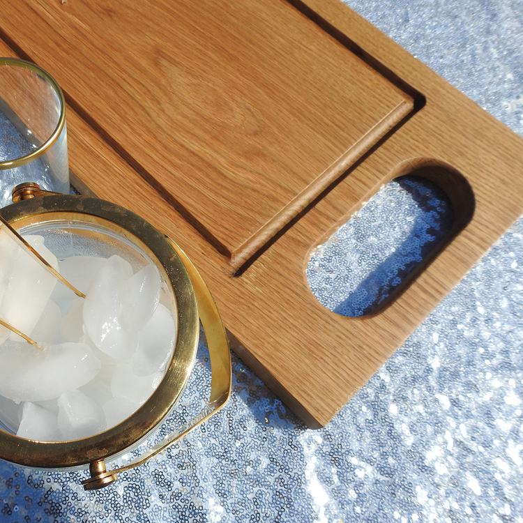 Solid oak barbecue serving board – The Brit Workshop